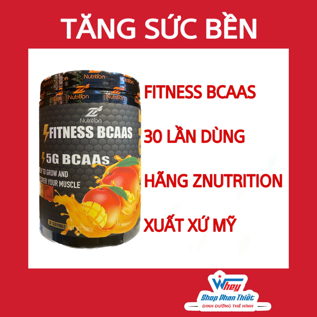 FITNESS BCAA ZNUTRITION - TĂNG SỨC BỀN -(30SV )-WSPT | Shopee Việt Nam