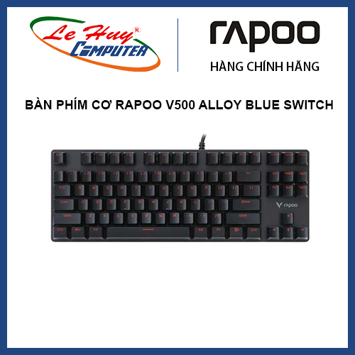 Bàn phím cơ Rapoo V500 Alloy Blue Switch | Shopee Việt Nam
