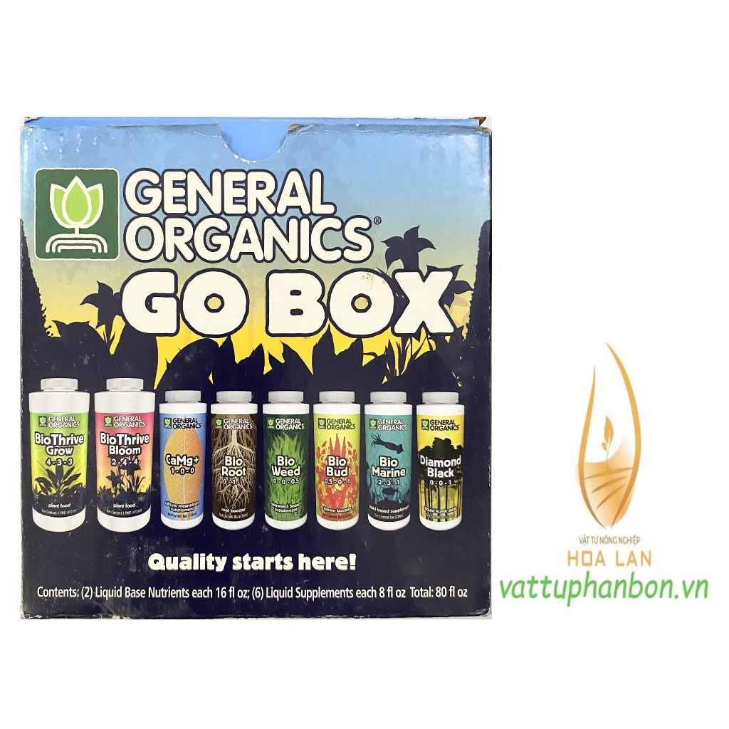 Go Box - General Organics Bộ Phân Bón Chăm Sóc Cây Toàn Diện USA ...