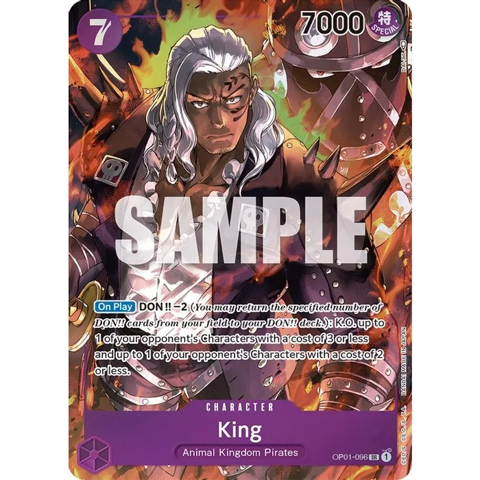 One Piece Card Game King (096) (Parallel) - Romance Dawn (OP01 ...