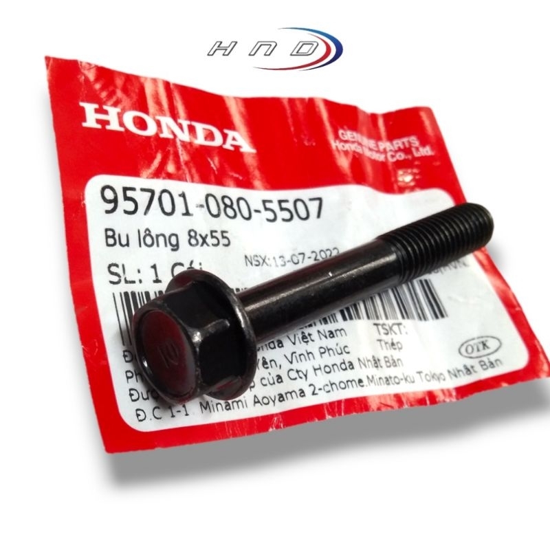 Bu lông honda 8x55 dùng nhiều dòng xe ( 957010805507 ) | Shopee Việt Nam