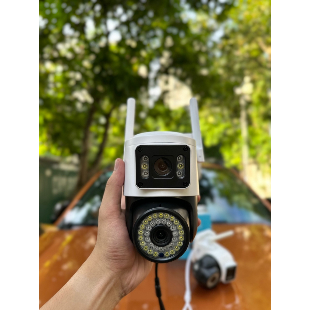 CAMERA WIFI YOOSEE 2 MẮT, NGOÀI TRỜI ỐNG KÍNH KÉP ĐỘ PHÂN GIẢI CHUẨN 4 ...