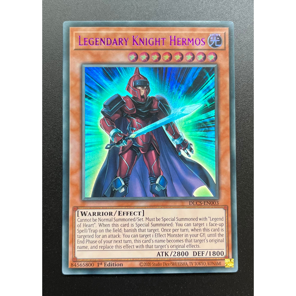 [Thẻ bài Yugioh] - [TCG-UK] - DLCS-EN003 - Legendary Knight Hermos ...