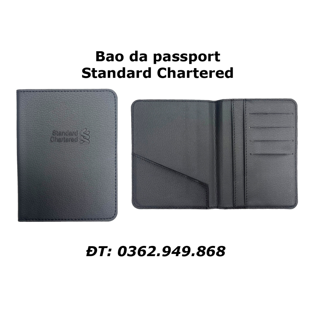 Bao da passport Standard Chartered | Shopee Việt Nam