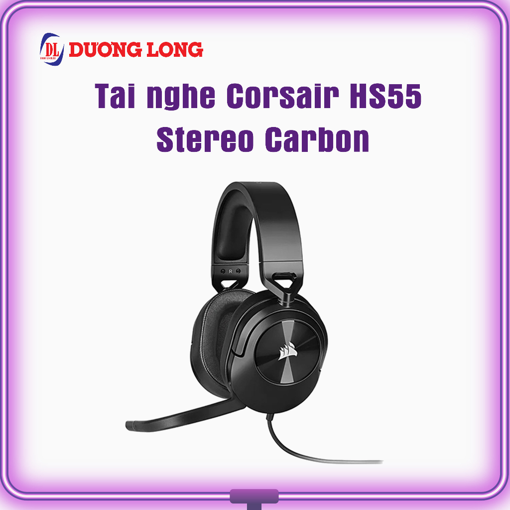 Tai nghe Corsair HS55 Stereo Carbon | Shopee Việt Nam