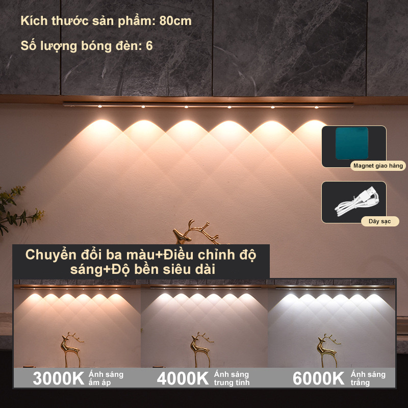 OSIDEN đèn led trang trí điều chỉnh độ sáng đèn cảm ứng tủ quần áo nhà ...