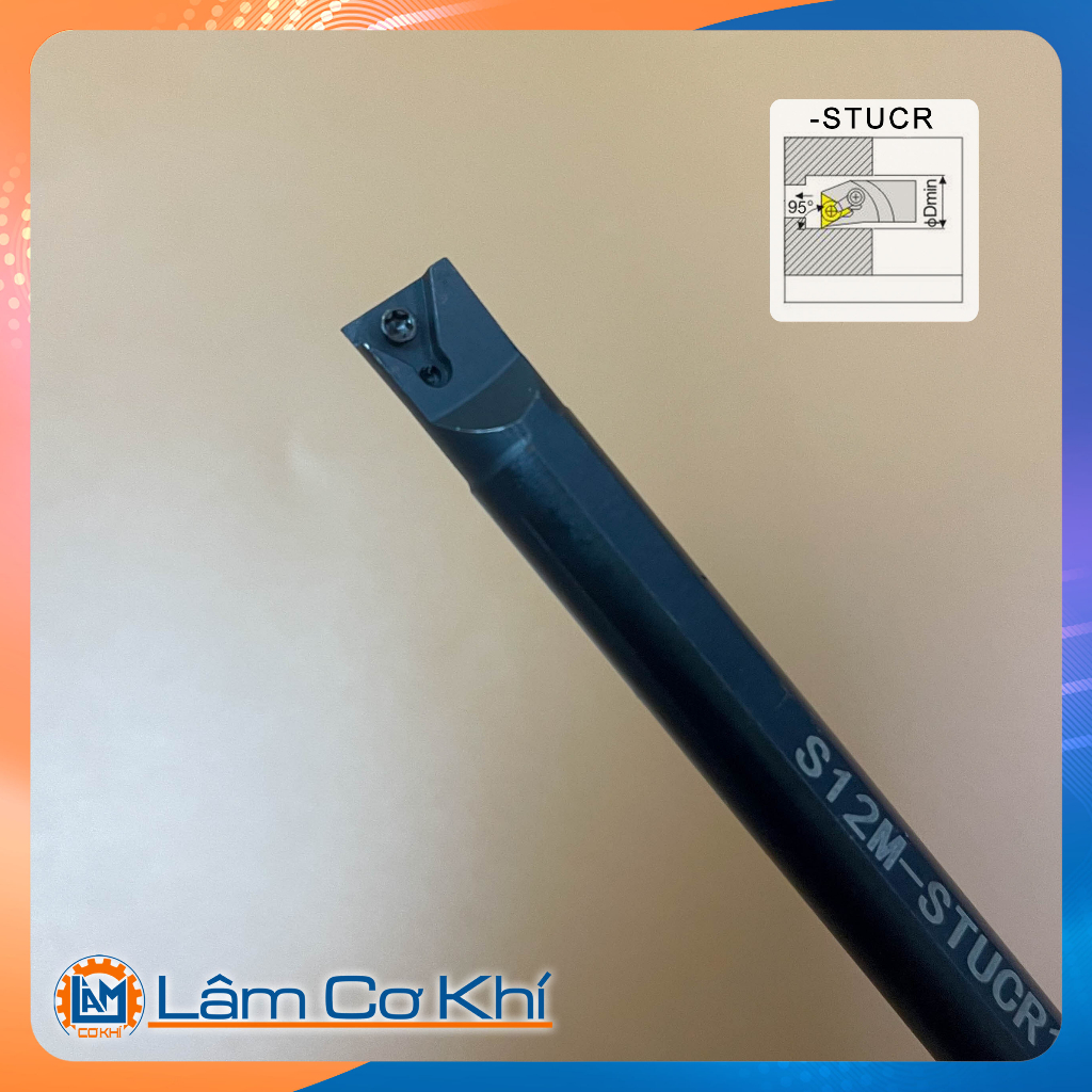 Cán dao tiện móc lỗ cnc dùng để lắp mảnh chíp tiện T11 (TC11) S10K-STUCR11 S12M-STWCR11 S16Q ...