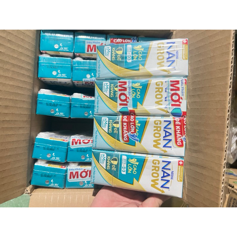 Lốc 4 hộp sữa pha sẵn Nan GROW 180ml | Shopee Việt Nam