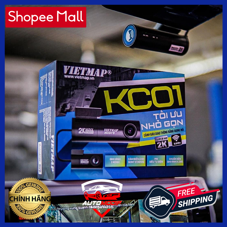 Camera Hành Trình Vietmap KC01 - Cảnh Báo Giao Thông Bằng Giọng Nói ...