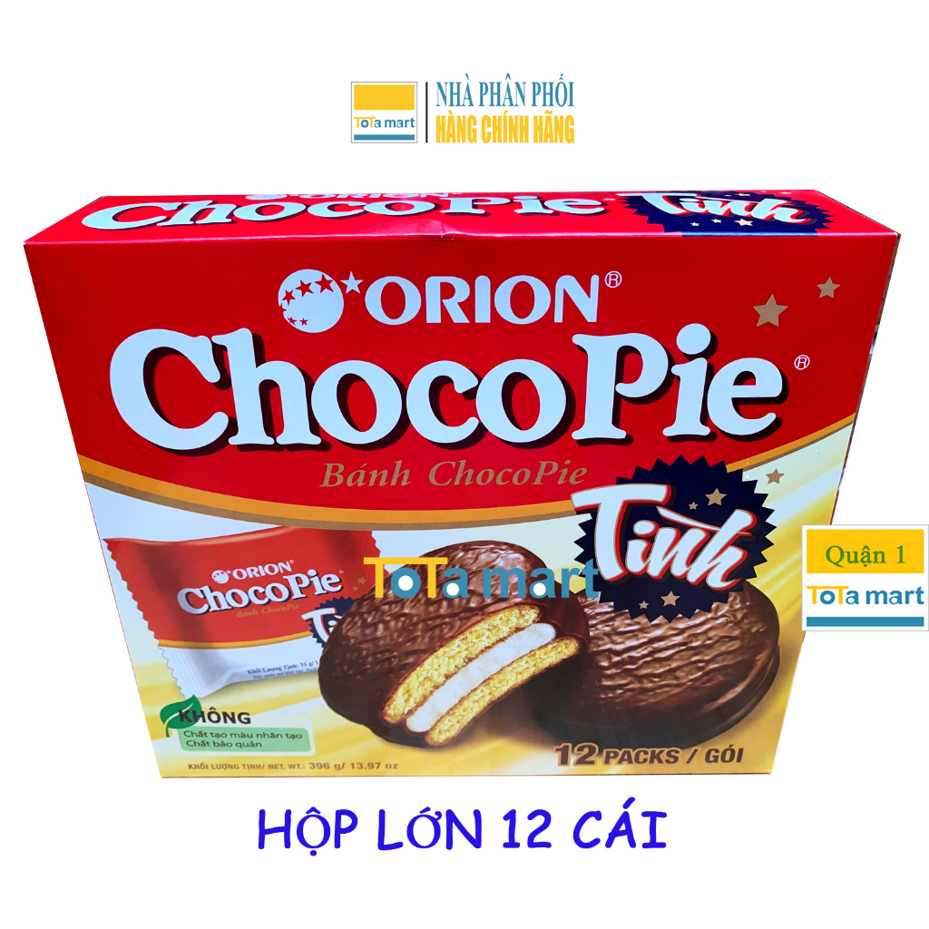 (HSD 09,10/2024) (Đủ vị) Bánh CHOCOPIE ORION hộp lớn 12 cái. | Shopee ...