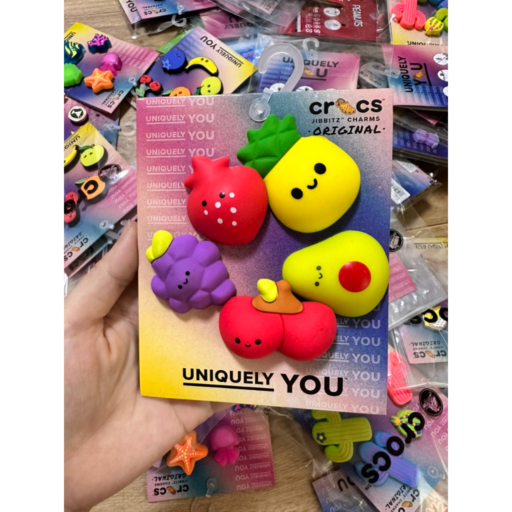 CROCS CHARM_SQUISH FRUITS 5 PACK | Shopee Việt Nam