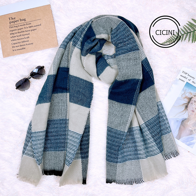 Khăn Quàng Cổ Cicini Cao Cấp Mã K11 Dành Cho Nam Nữ, Khăn Đôi Mùa Đông ...