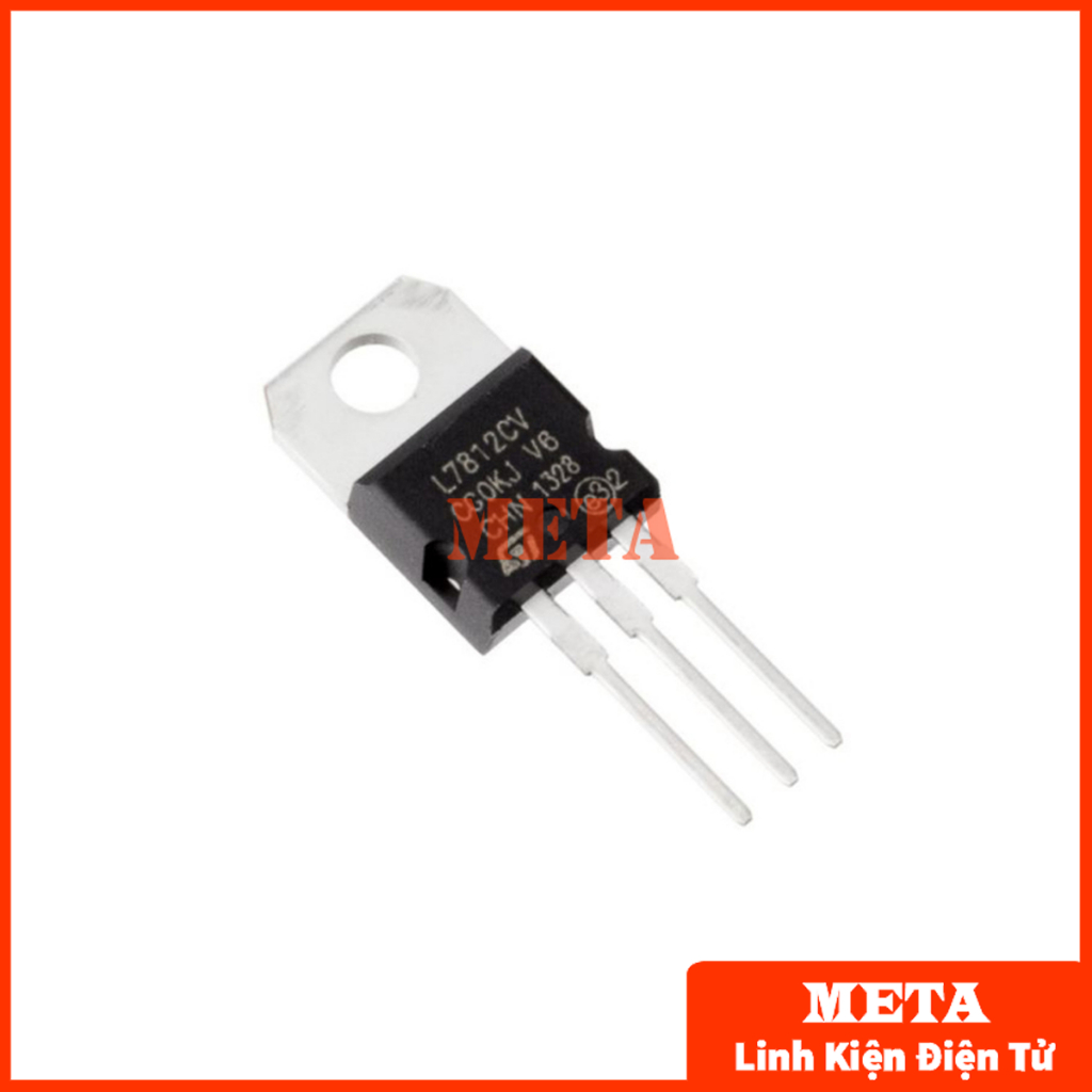 IC Ổn Áp Nguồn 12V 7812 L7812 L7812CV LM7812 7812CV 1.5A TO-220 Chân ...
