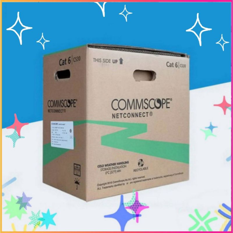 Cáp mạng COMMSCOPE\AMP CAT5E U/FTP và CAT6 U/FTP (Lõi Đồng), Hàng chính ...