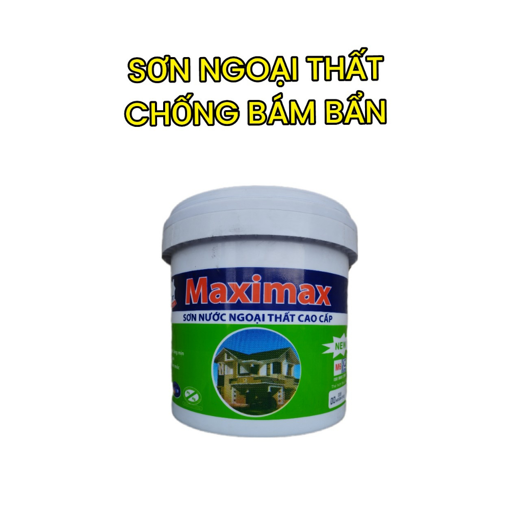 7KG SƠN NƯỚC NGOÀI TRỜI CHÔNG THẤM-CHỐNG NỨT-CHỐNG RÊU MỐC MAXIMAX. TRANG TRÍ CHO NGÔI NHÀ THÊM ...