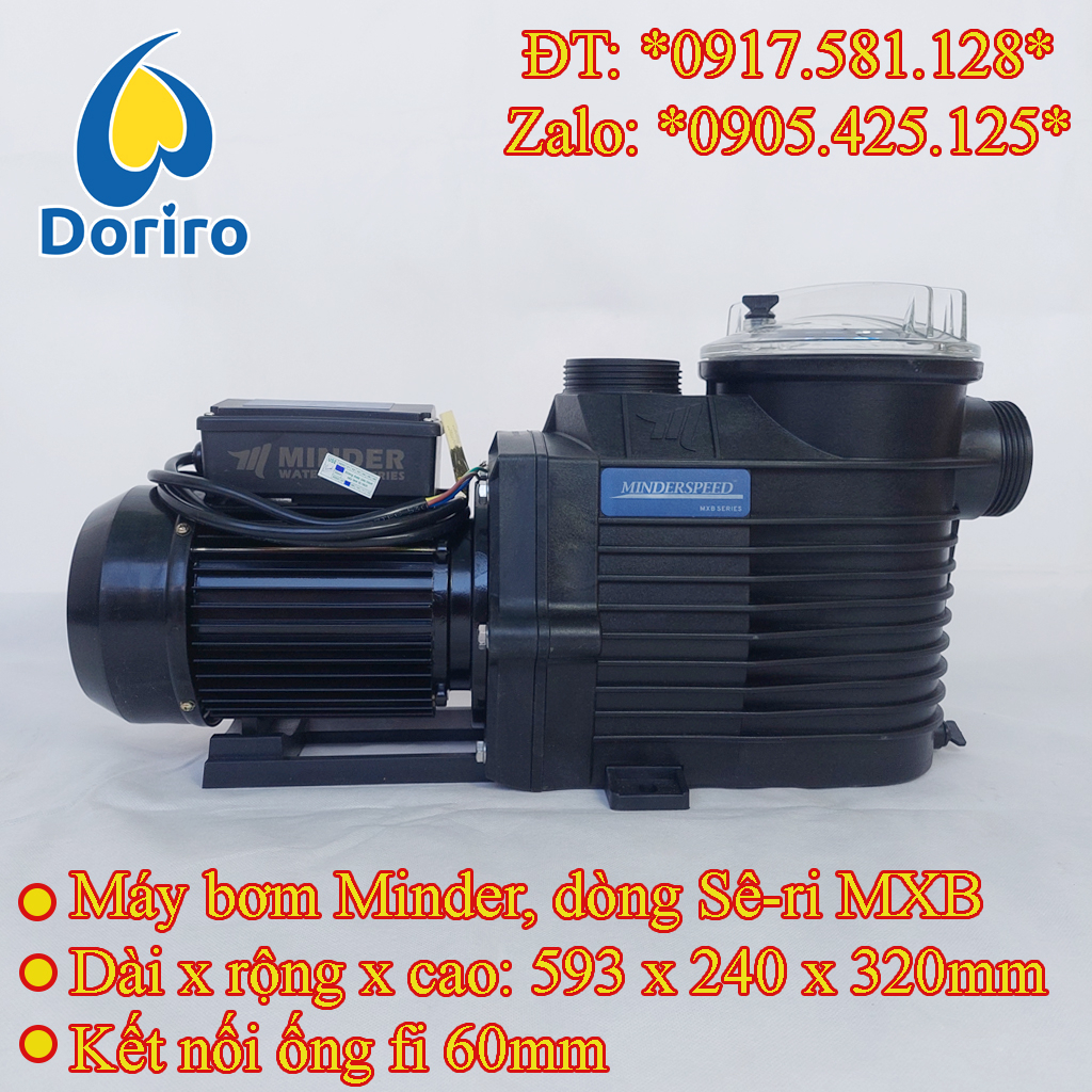 Máy bơm nước Minder dùng hồ bơi và spa, MXB 100, MBX 150, MBX 200, MBX ...