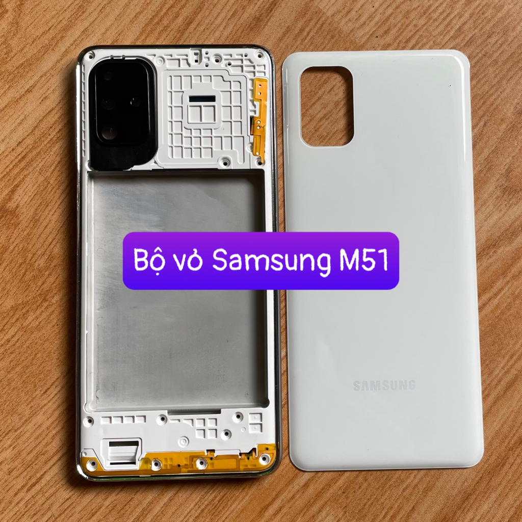 bộ vỏ samsung M51 ,kèm khay sim,phím âm lượng,kính camera | Shopee Việt Nam