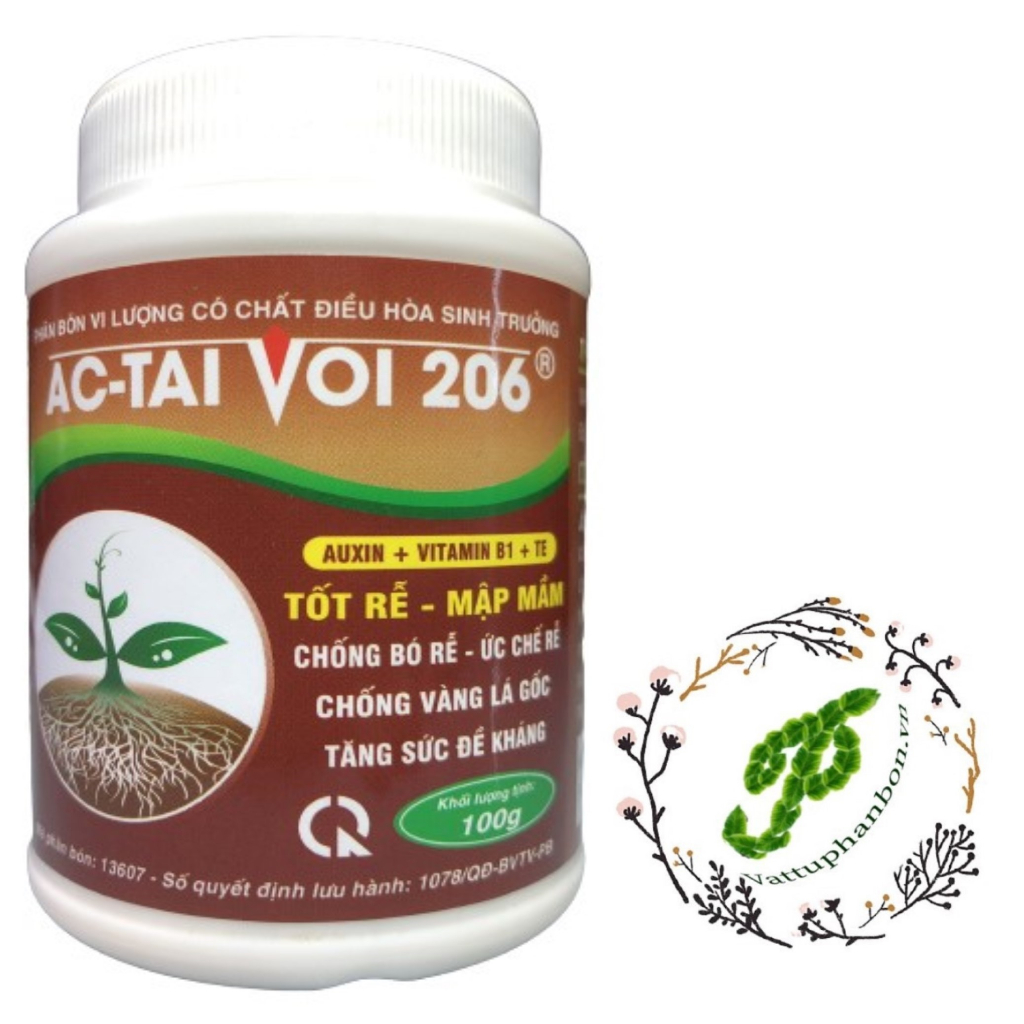 Phân Bón Vi Lượng Có Chất Điều Hòa Sinh Trưởng AC-Tai Voi 206 - #034A ...