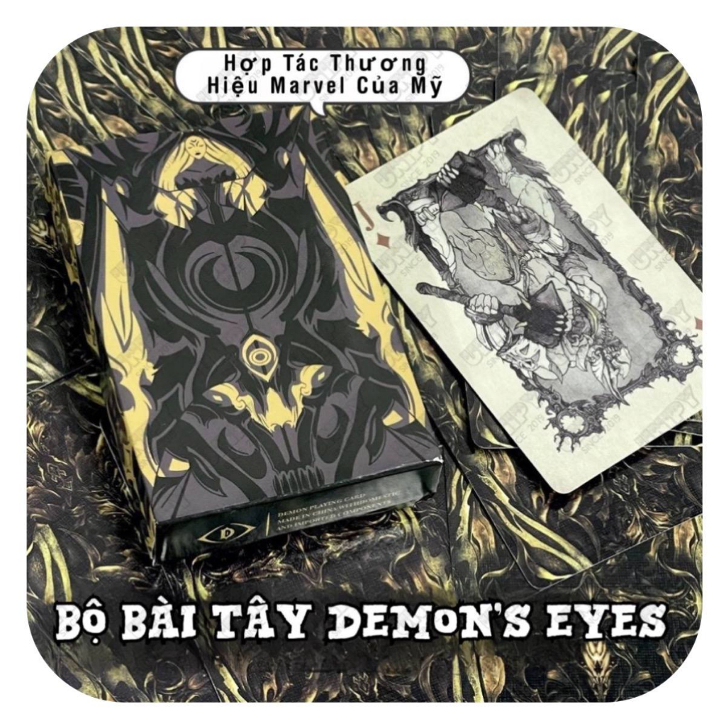 Bộ Bài Tây Demon’s Eyes Cổ Điển Maver | Bài Tây Sưu Tầm Trưng Bày ...