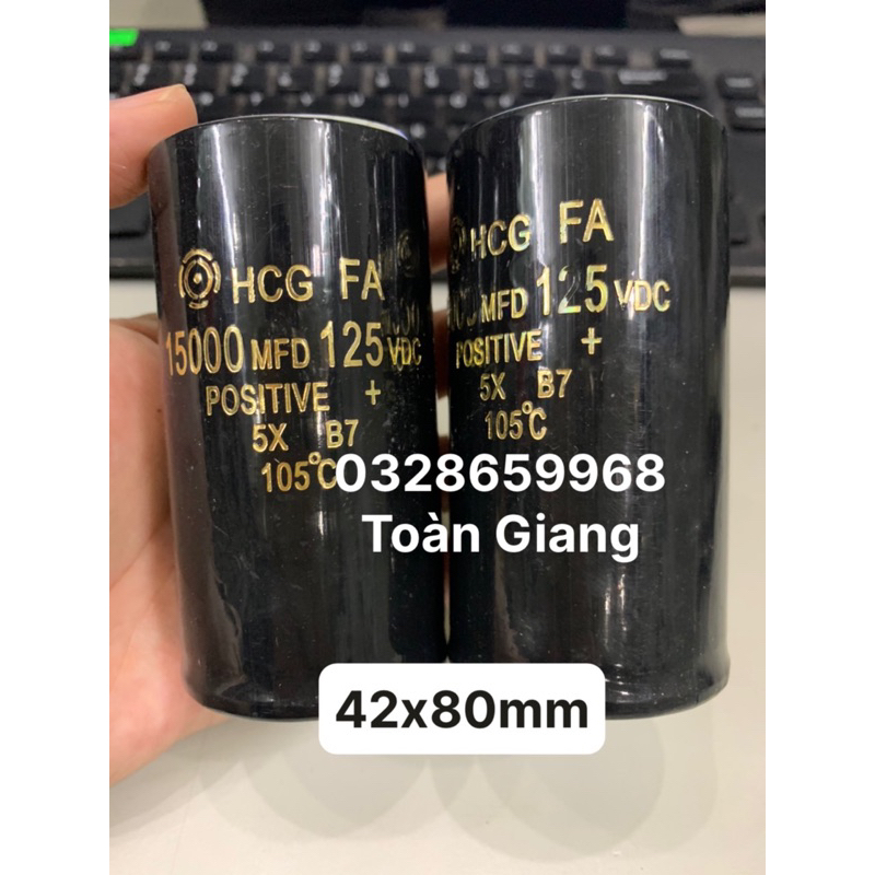 Tụ nguồn 15000uf điện áp 80V/100V/125V (không đủ dung lượng) | Shopee Việt Nam
