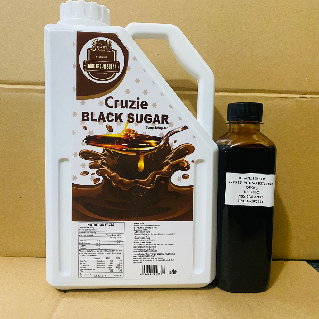 Siro Đường Đen Hàn Quốc 400g - Tách Lẻ Từ Can 2L, Thơm Ngọt Cho Trà Sữa & Đồ Uống | Shopee Việt Nam