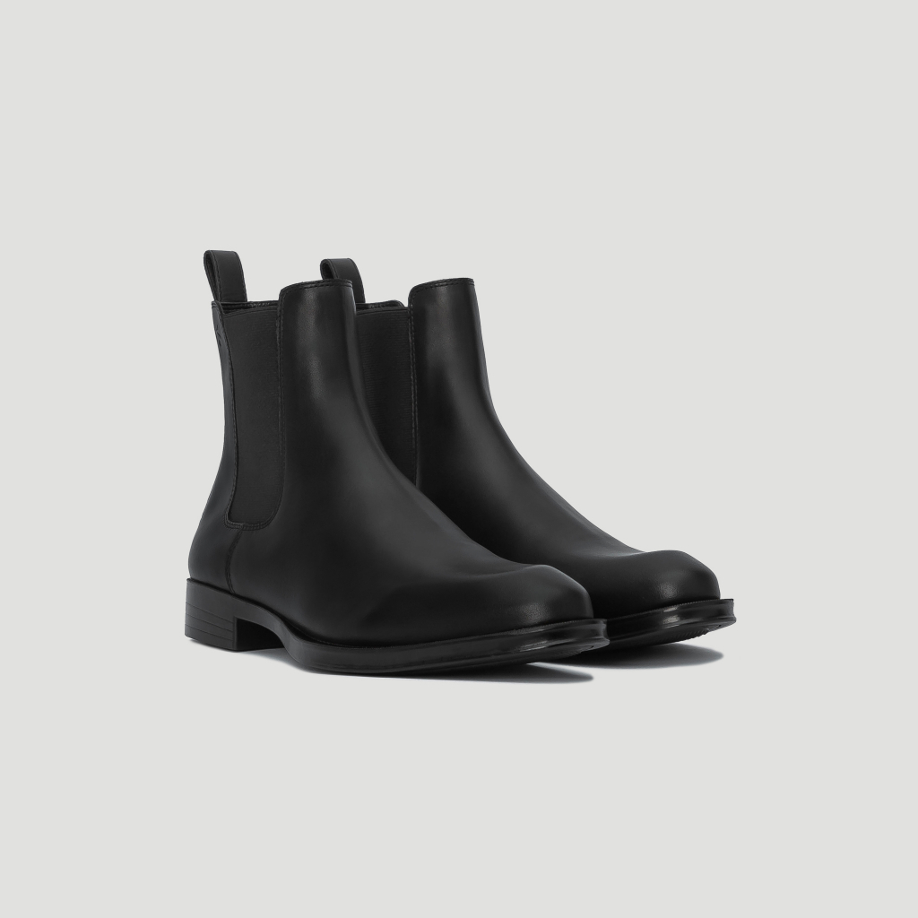 Giày Boot nam THE GENT WOLF Chelsea Boot - Black | Shopee Việt Nam
