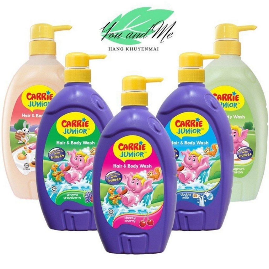 (700g / 500g) Sữa tắm Gội cho bé Carrie Junior | Shopee Việt Nam