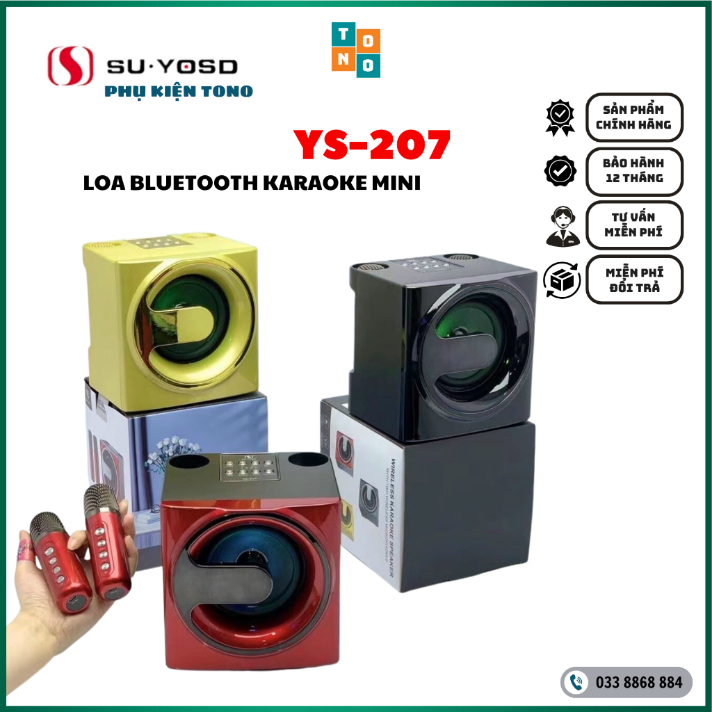 LOA KARAOKE MINI YS-207 - Bảo Hành 3 tháng | Shopee Việt Nam