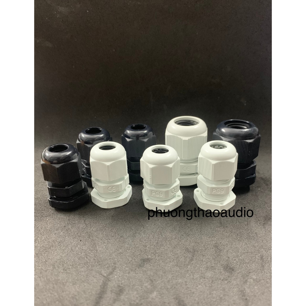 Ốc siết cáp nhựa chống nước PG11, PG16, PG19, PG9, ốc siết cáp dây ...