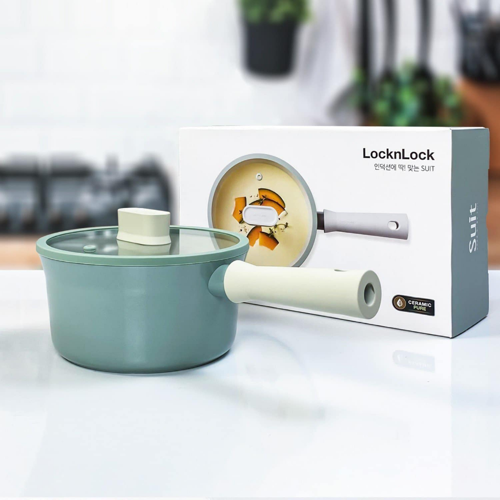 [CHÍNH HÃNG] NỒI QUÁNH SUIT LOCKNLOCK CSU1181MIT 18CM XANH MINT ...