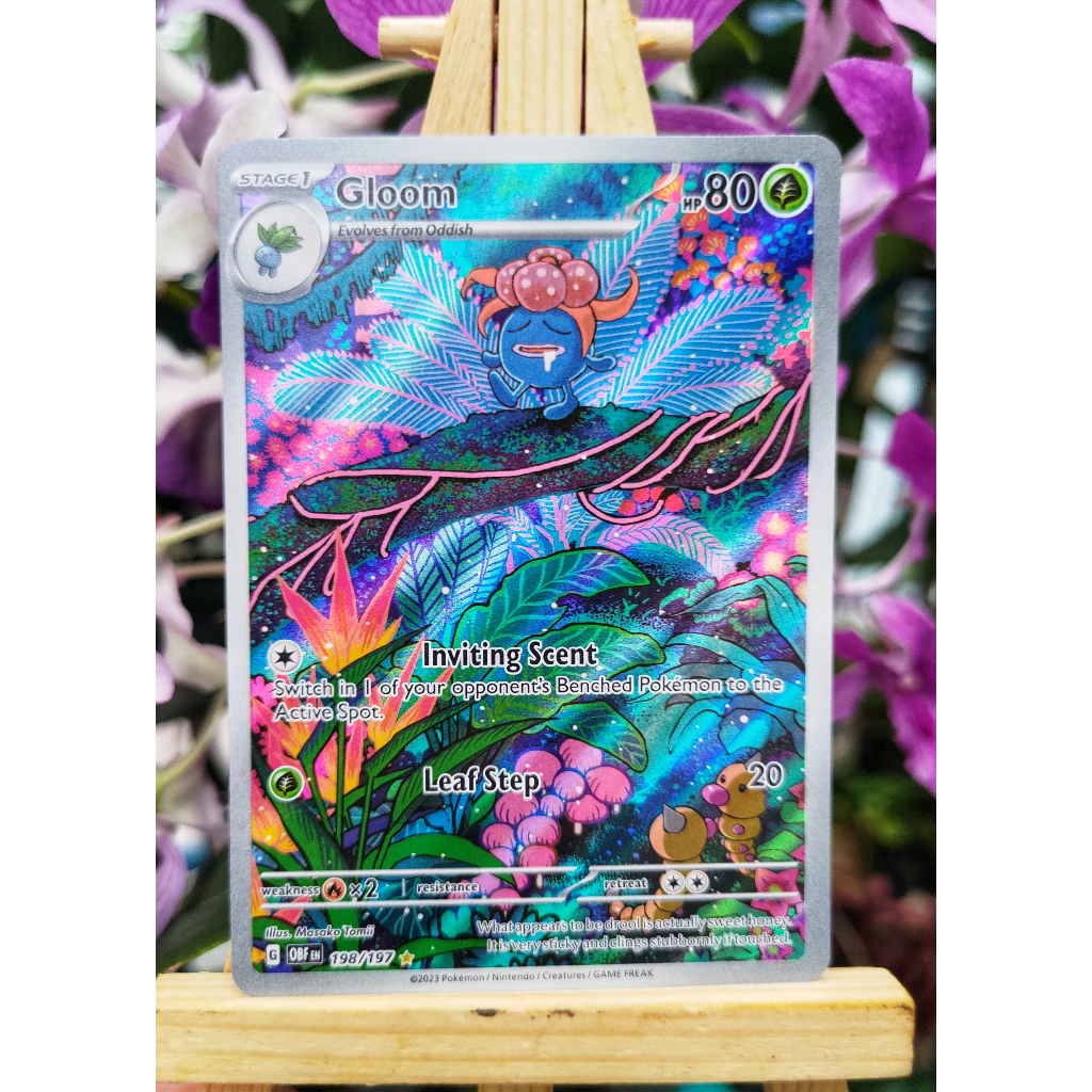 [KW2 Pokemon] [EN] Thẻ Pokemon Gloom - 198/197 - Illustration Rare ...