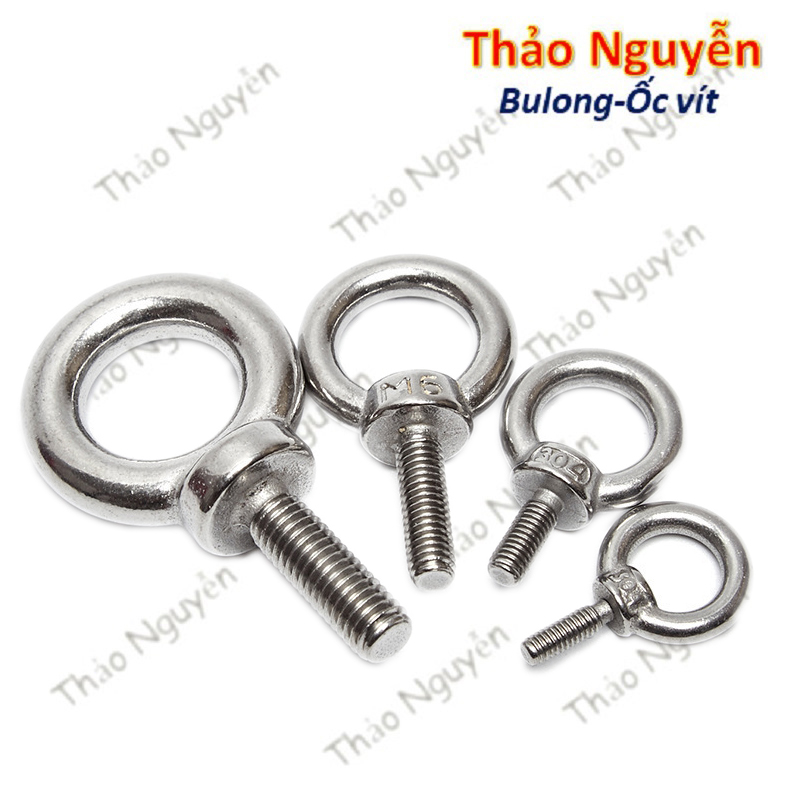Bulong móc cẩu, tai cẩu INOX 304 M3 M4 M5 M6 M8 M10 M12 | Shopee Việt Nam