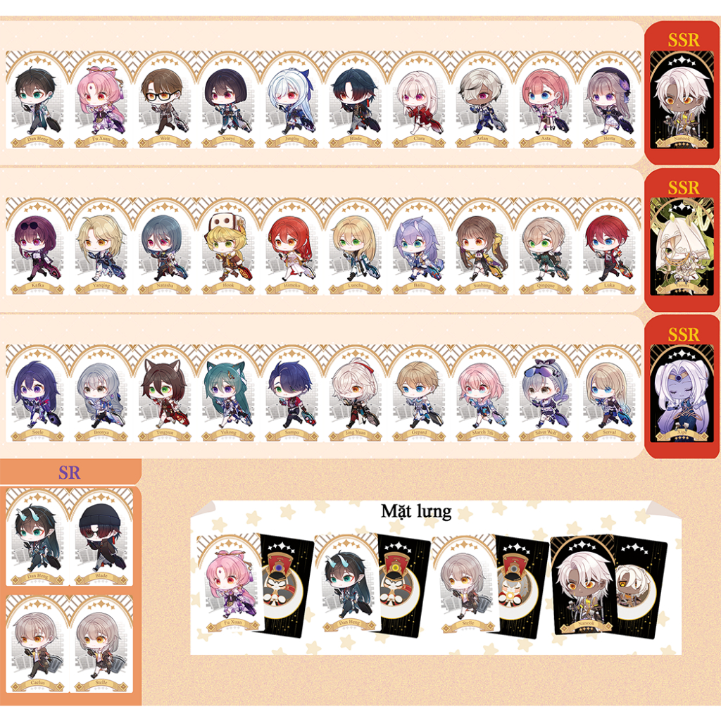 Card Gacha Card Honkai: Star Rail | Shopee Việt Nam
