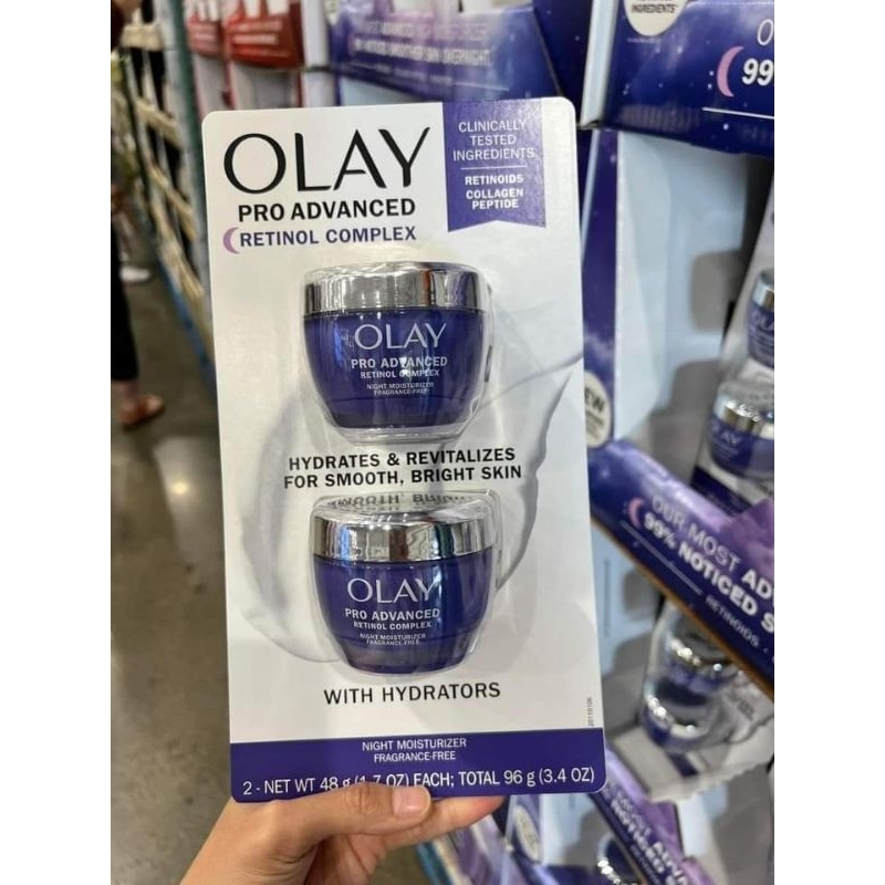 Kem dưỡng ban đêm OLAY PRO ADVANCED RETINOL COMPLEX 48g của Mỹ | Shopee ...