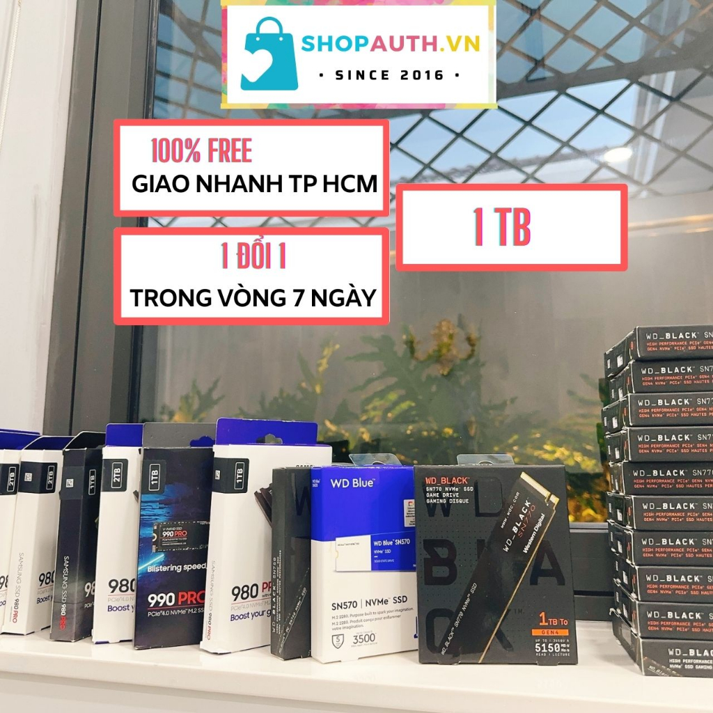 [New 100%] Ổ cứng SSD WD Black SN770 / WD Blue SN570 1TB Mới 100% BẢO ...