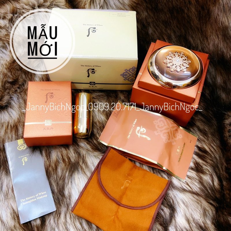 [HÀNG CHÍNH HÃNG BAO CHECK TEM] Set Phấn Nước Đông Y Tái Sinh Da WHOO ...