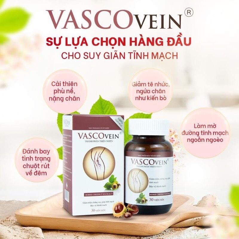 Viên uống tĩnh mạch trĩ VASCOVEIN Lọ 30 viên | Shopee Việt Nam