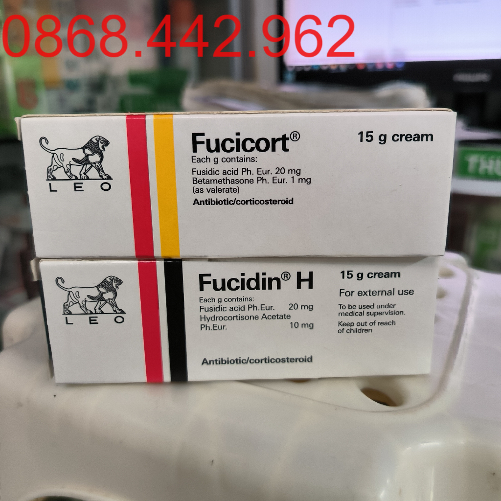 Kem bôi da fucicort/fucidin/fucidin H tuýp 15g | Shopee Việt Nam