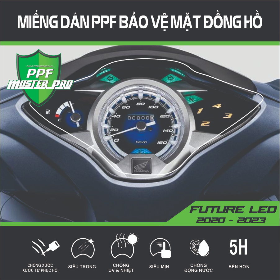 Miếng Dán PPF Bảo Vệ Mặt Đồng Hồ Xe Future Led 2020 - 2025 - Future Neo ...