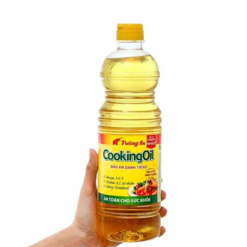 Dầu thực vật Tường An Cooking Oil, Cooking Oil Nutri Plus chai 1 lít ...
