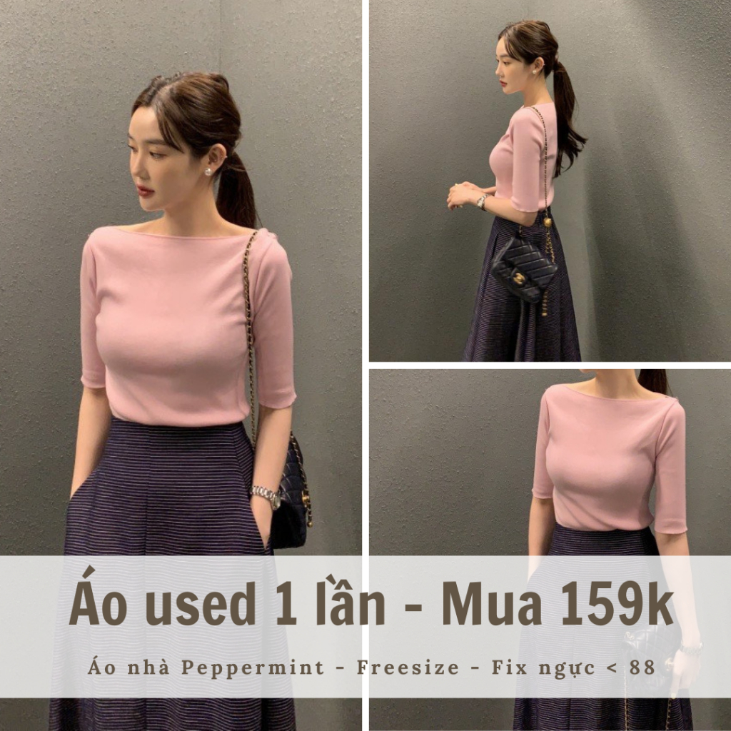Pass áo & chân váy new used 1 lần local brand - Tiela, Rechic, Hangkao ...