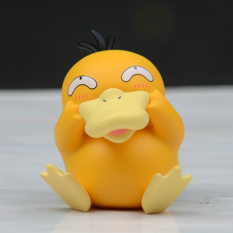 Mô hình pokemon Psyduck 10cm mỏ dài, tượng rùa Zenigame tượng vịt psy ...
