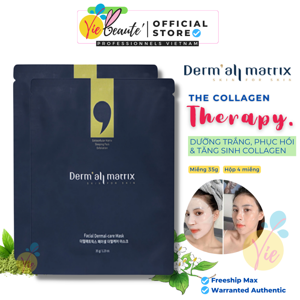 Mặt nạ Matrix - DERM'ALL MATRIX Facial Derma Mask dưỡng trắng, nâng cơ ...
