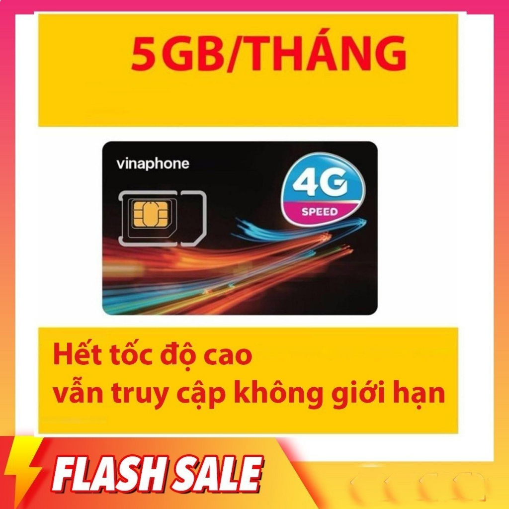 [Bảo Hành Hãng Vinaphone 12 Tháng ] sim sài mạng sim 4g mua 1 lần sài cả năm ,gói cước siêu ưu ...