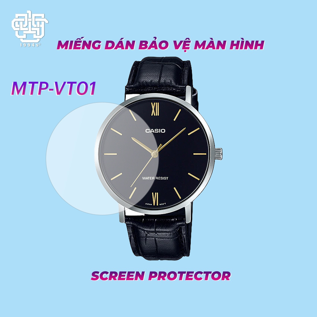 COMBO 03 Miếng dán bảo vệ màn hình đồng hồ Casio MTP-VT01 Series ...