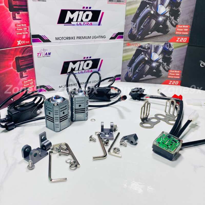 [CHÍNH HÃNG]Combo Bi cầu mini Kenzo Z20, X100 V3, M10 Ultra, D20 lên xe | Shopee Việt Nam