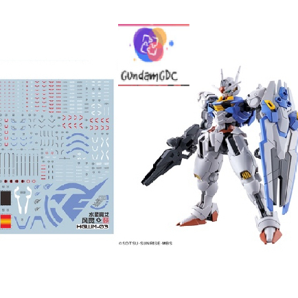 Mô hình lắp ráp HG 1/144 GUNDAM AERIAL Bandai + Decal Huỳnh Quang Phát Sáng 4573102630308 ...