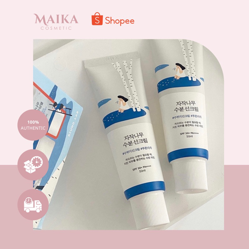 KCN ROUNDLAB BIRCH JUICE MOISTURIZING SUN CREAM 50ml | Shopee Việt Nam