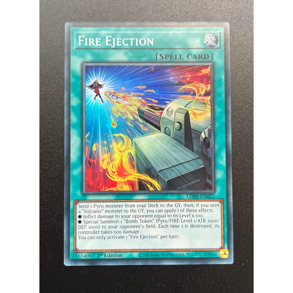 [Thẻ bài Yugioh] - [TCG-UK] - LD10-EN022 - Fire Ejection - Super Rare 1st Edition | Shopee Việt Nam