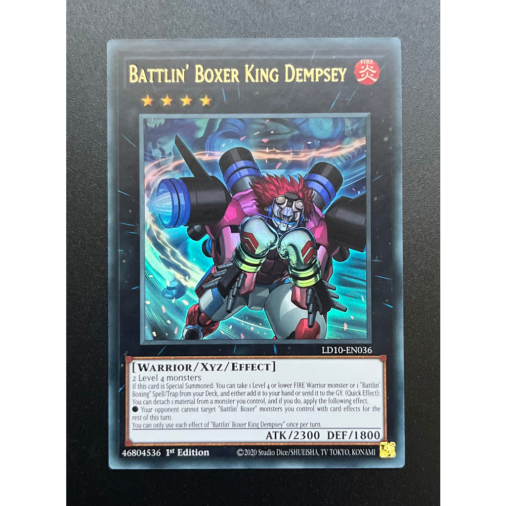 [Thẻ bài Yugioh] - [TCG-UK] - LD10-EN036 - Battlin' Boxer King Dempsey ...